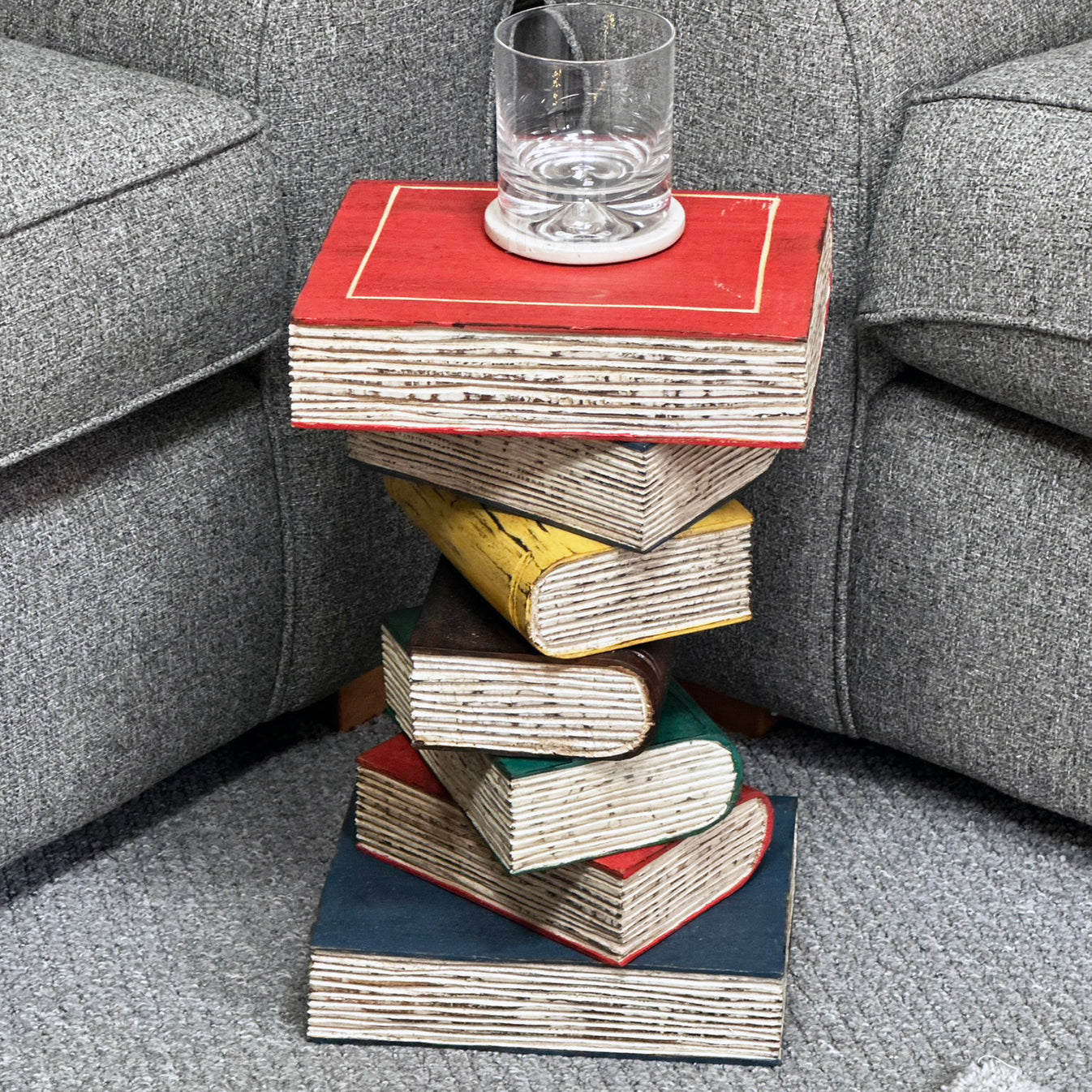 Darthome Solid Wood Colourful Book Stack Table – Darthome Limited