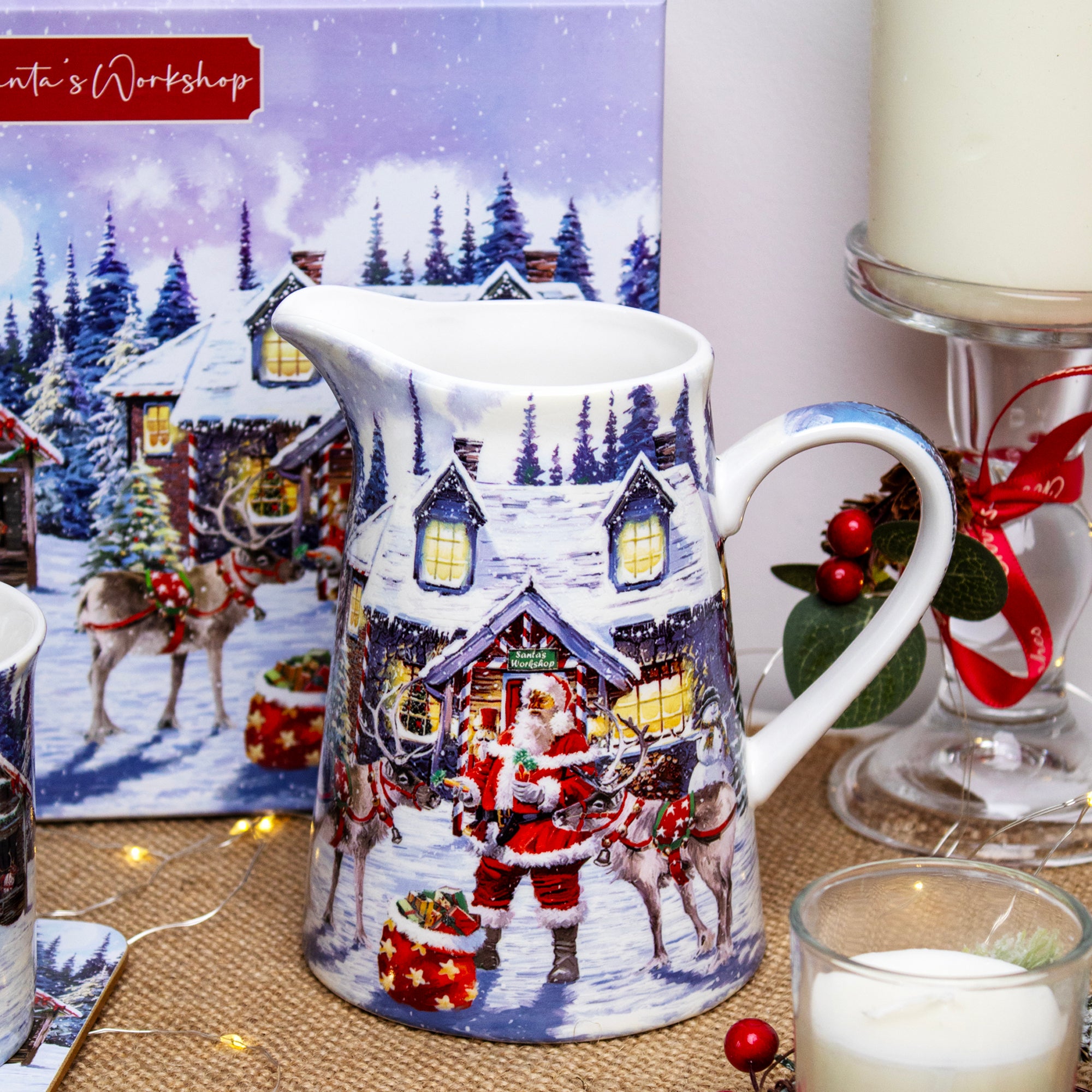 Darthome Santas Workshop Jug 9x14x9cm