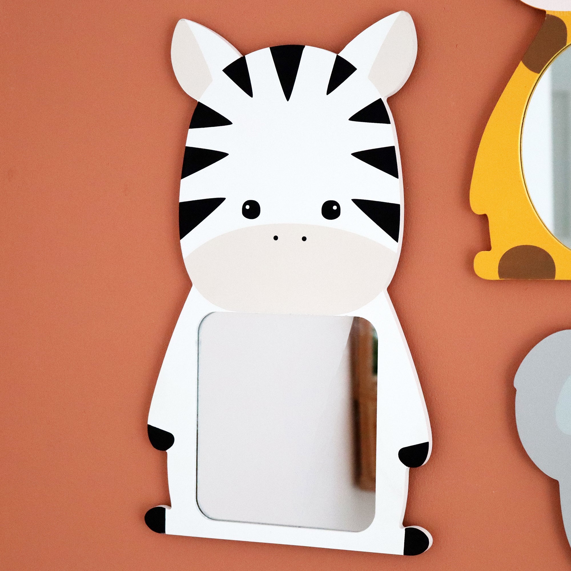 Zebra Childrens Wall Mirror