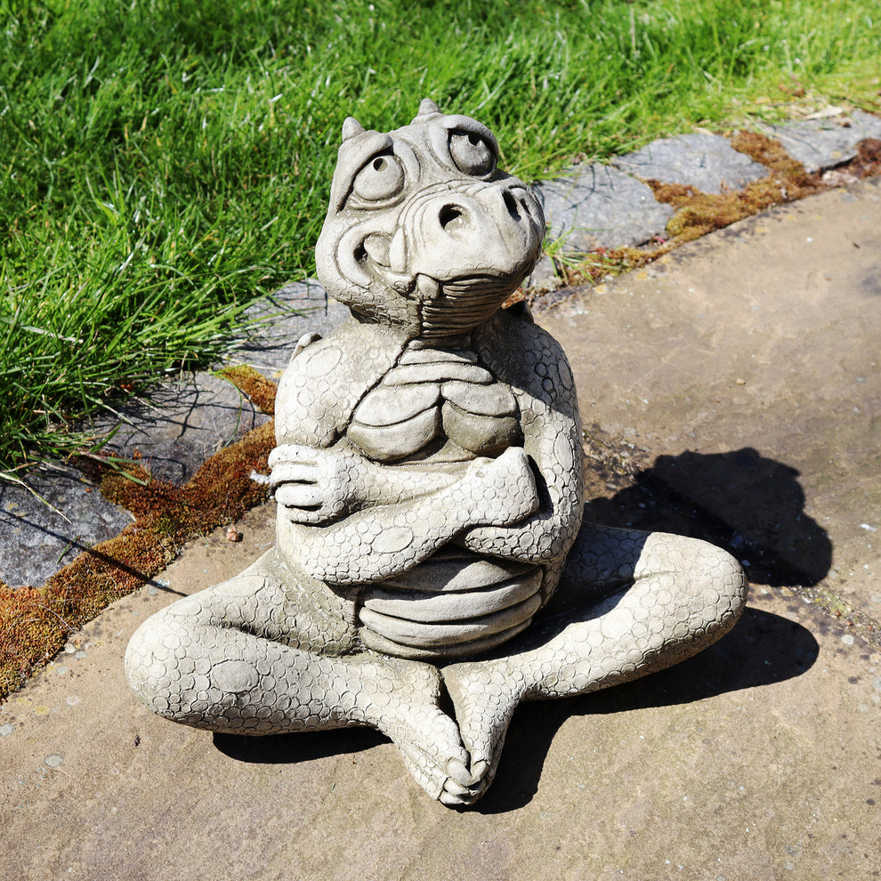 Darthome Stone Cheeky Dragon Sculpture 29x25x21cm – Darthome Limited
