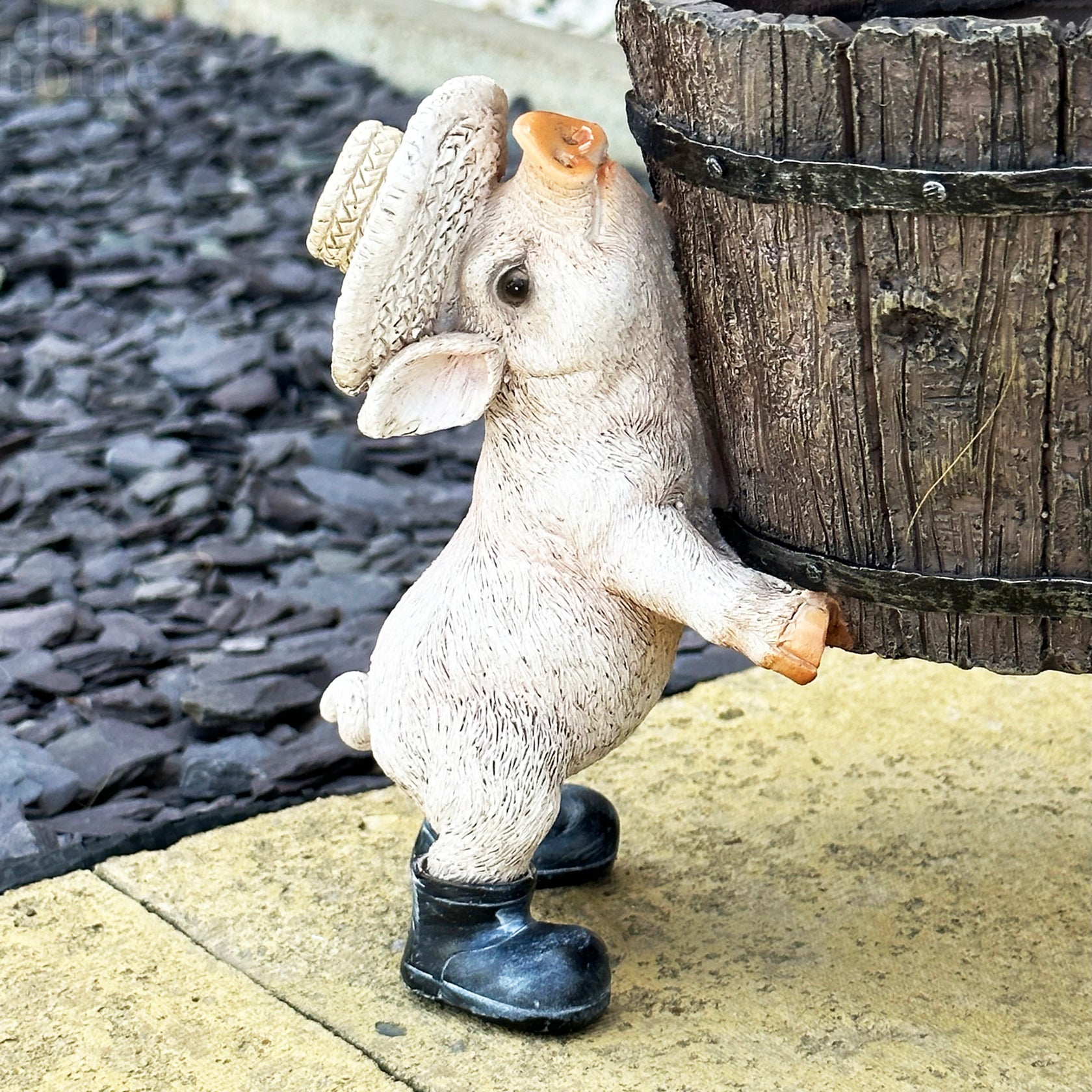 Darthome Pig Barrel Planter 27x24x15cm – Darthome Limited