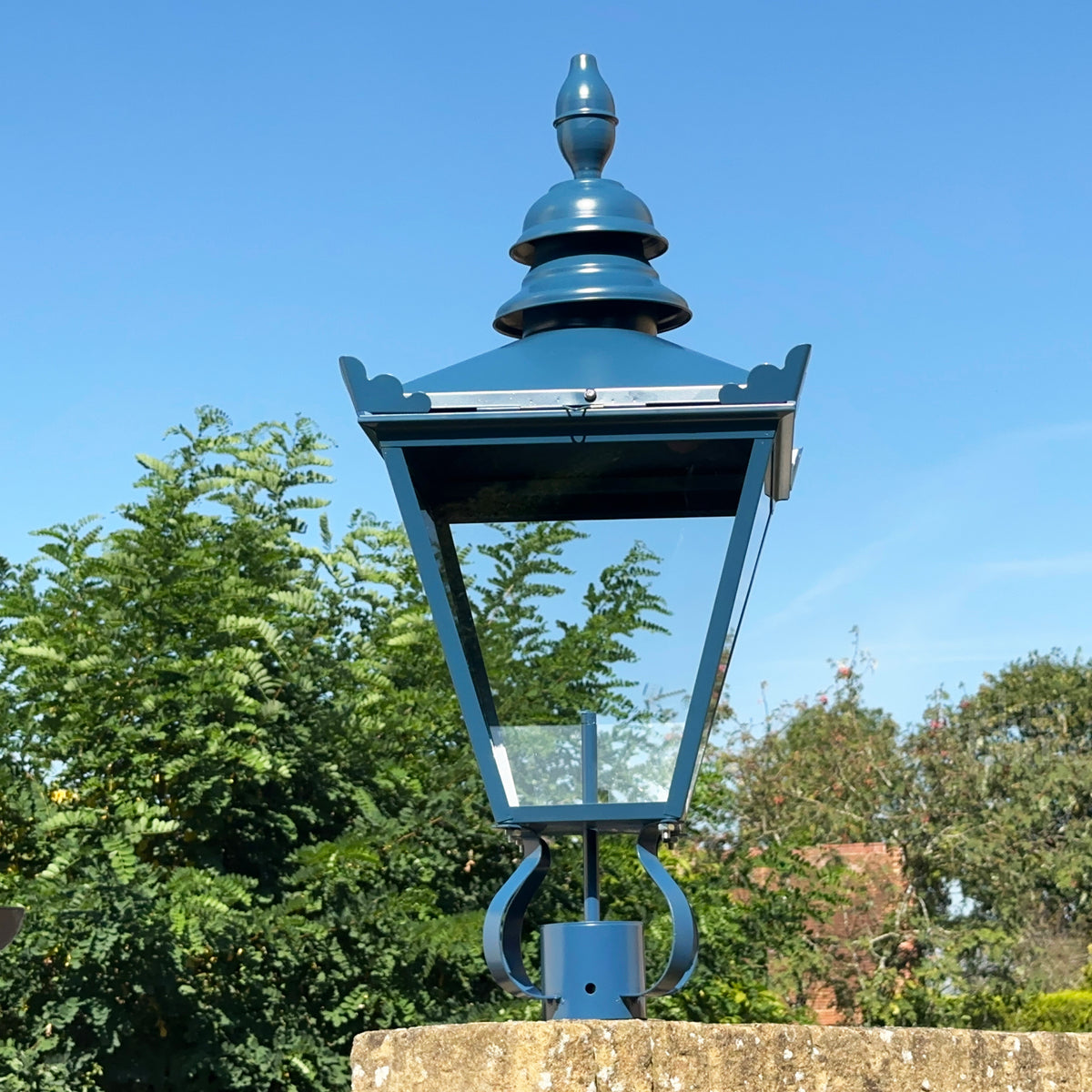 Darthome Blue Lamp Post Top Lantern 90cm – Darthome Limited