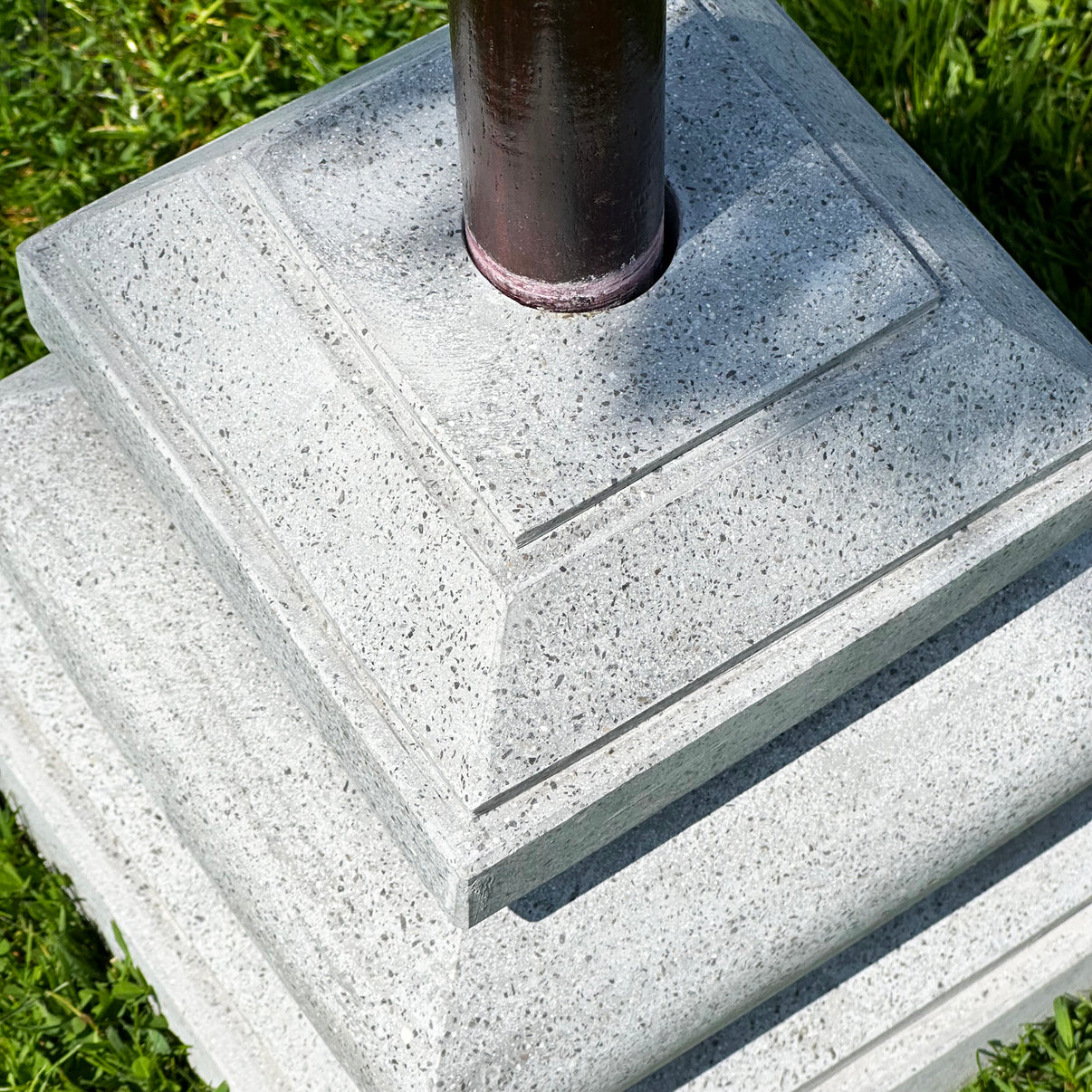 Darthome Grey Terrazzo Bali Parasol Base 18kg – Darthome Limited