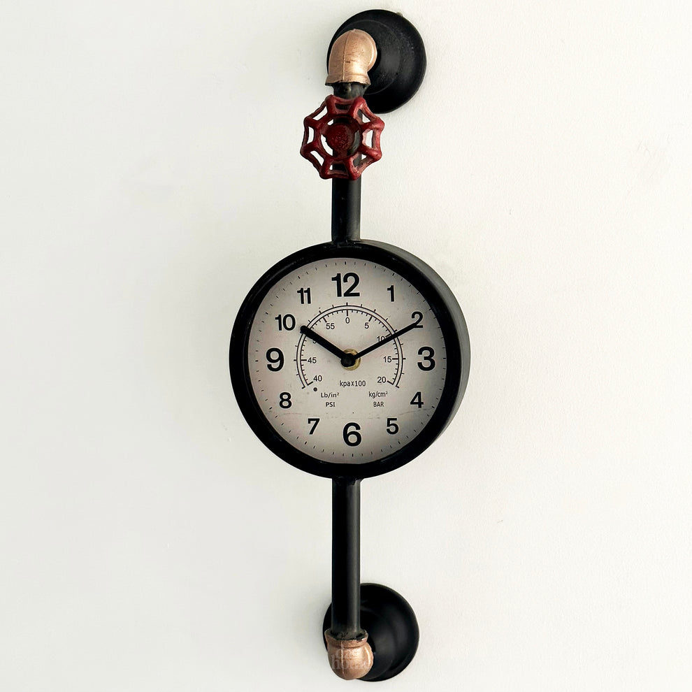 Darthome Metal Industrial Pipe Clock 46cm – Darthome Limited