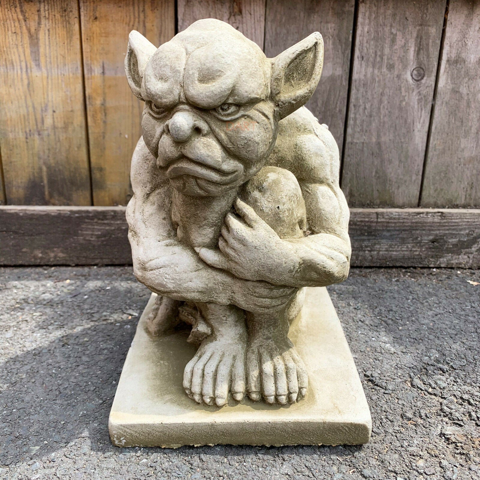 Darthome Stone Grumpy Gremlin Garden Sculpture 26cm – Darthome Limited