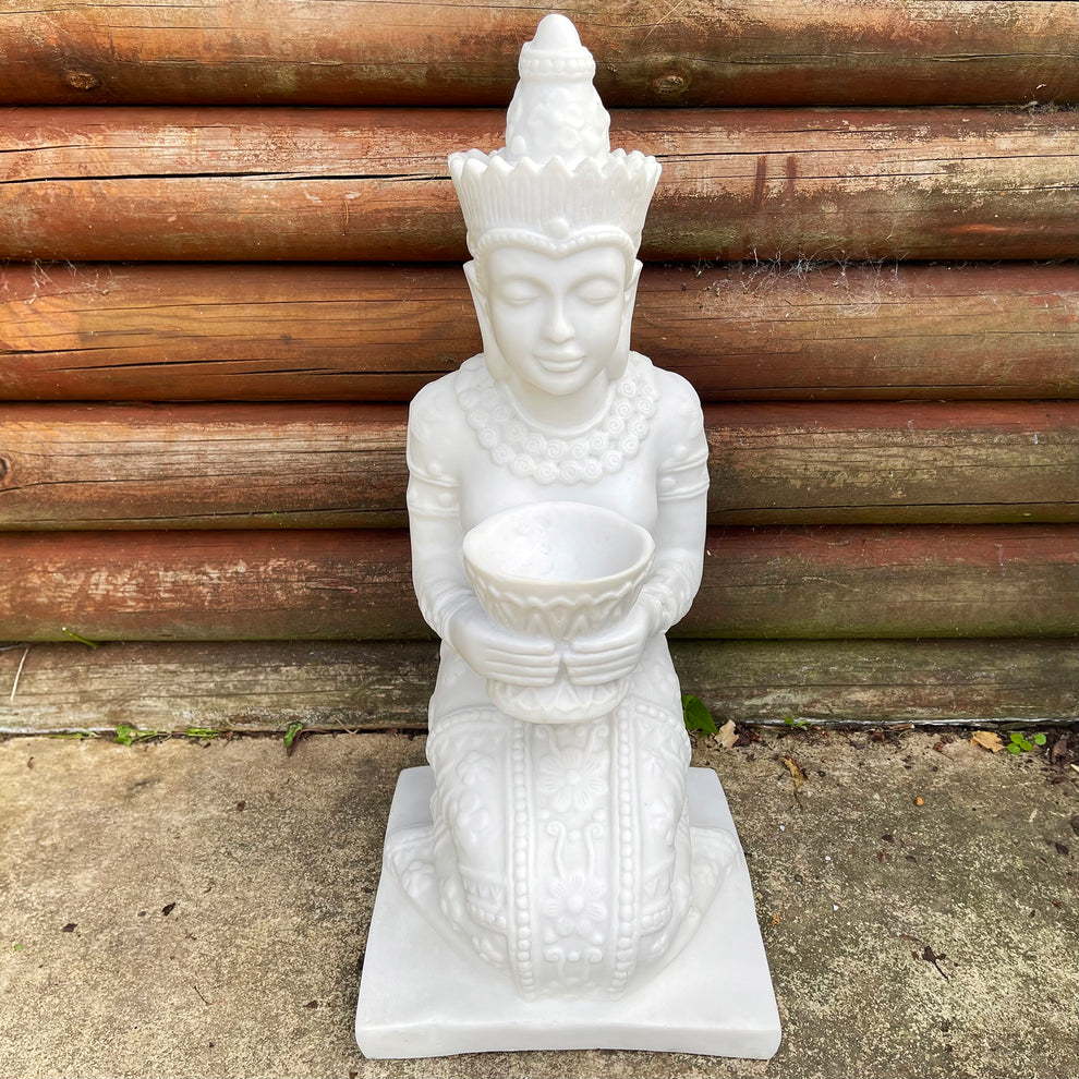 Marble Thai Princess Garden Sculpture – Darthome Limited
