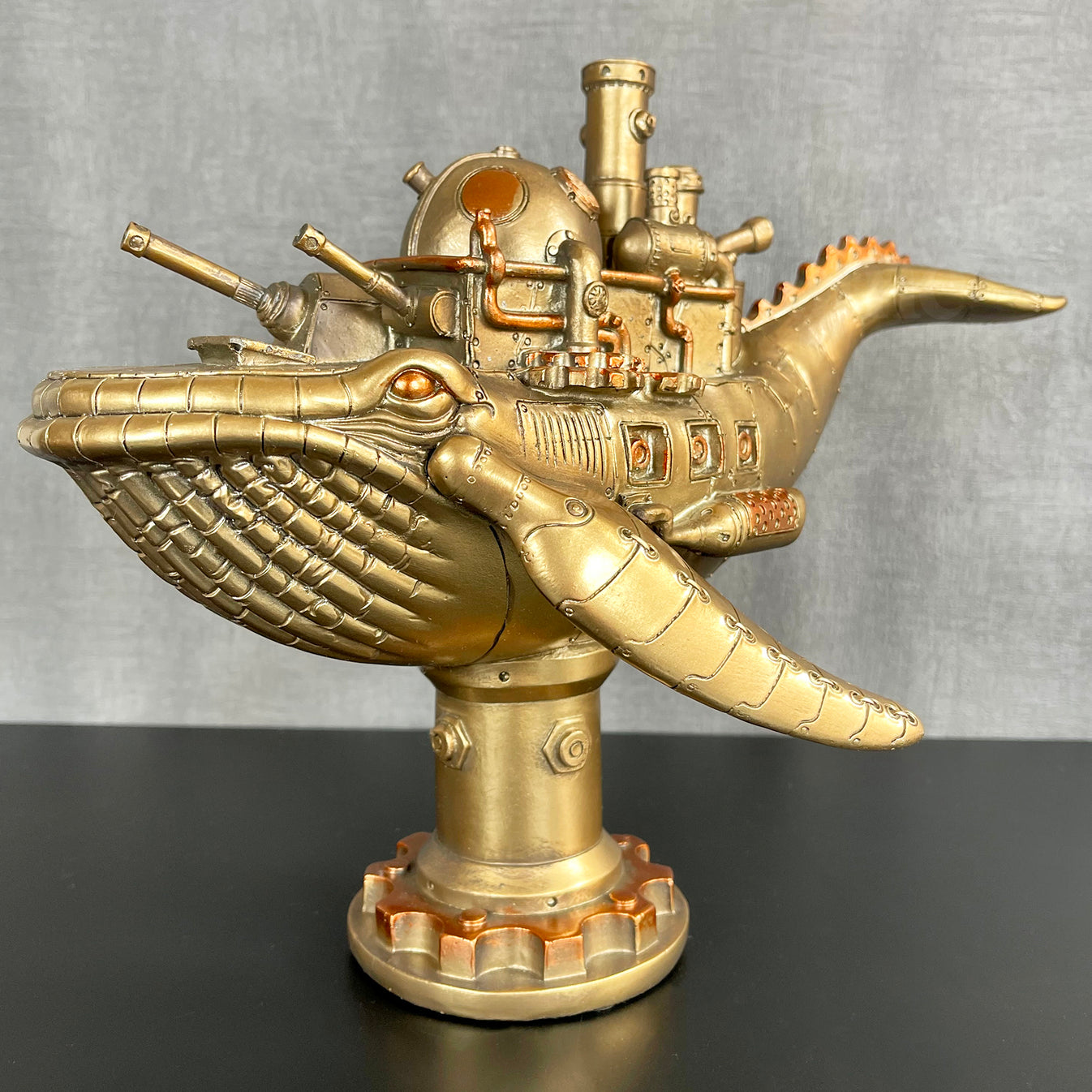 Steampunk Battleship Whale Ornament – Darthome Limited