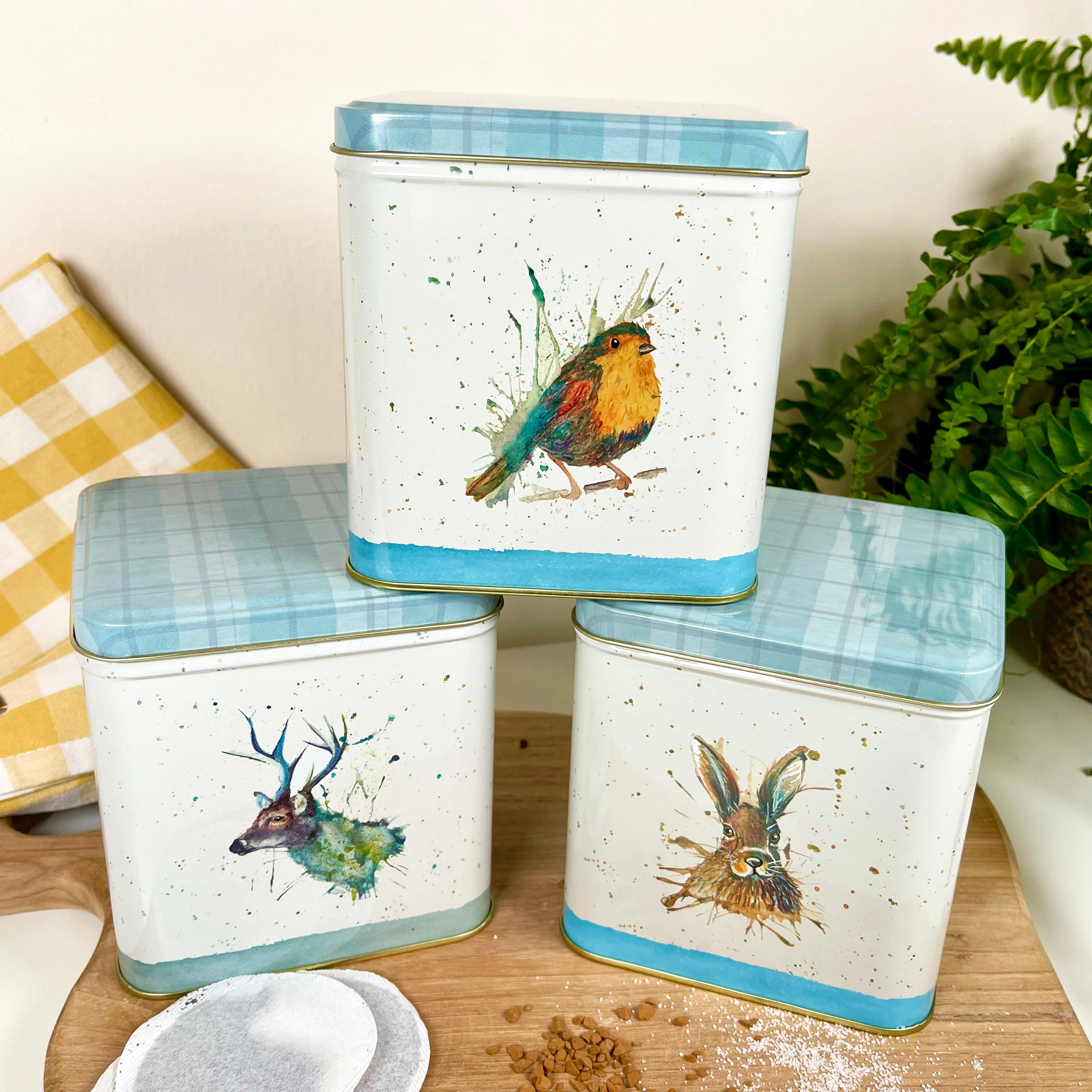 Set Of 3 Highland Animal Storage Canisters – Darthome
