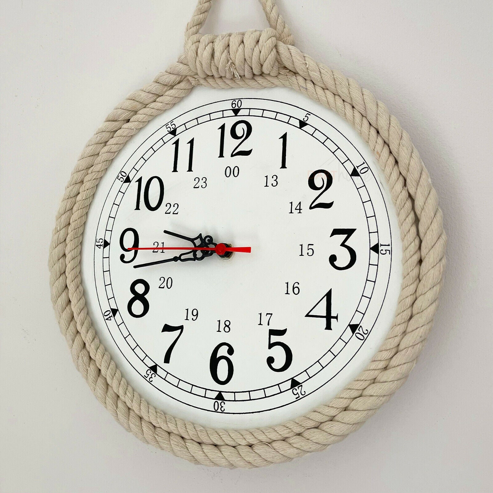 Darthome Round Rope Nautical Bathroom Wall Clock 40cm – Darthome Limited